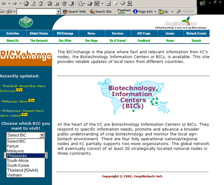BICXchange - Publishers User's Manual