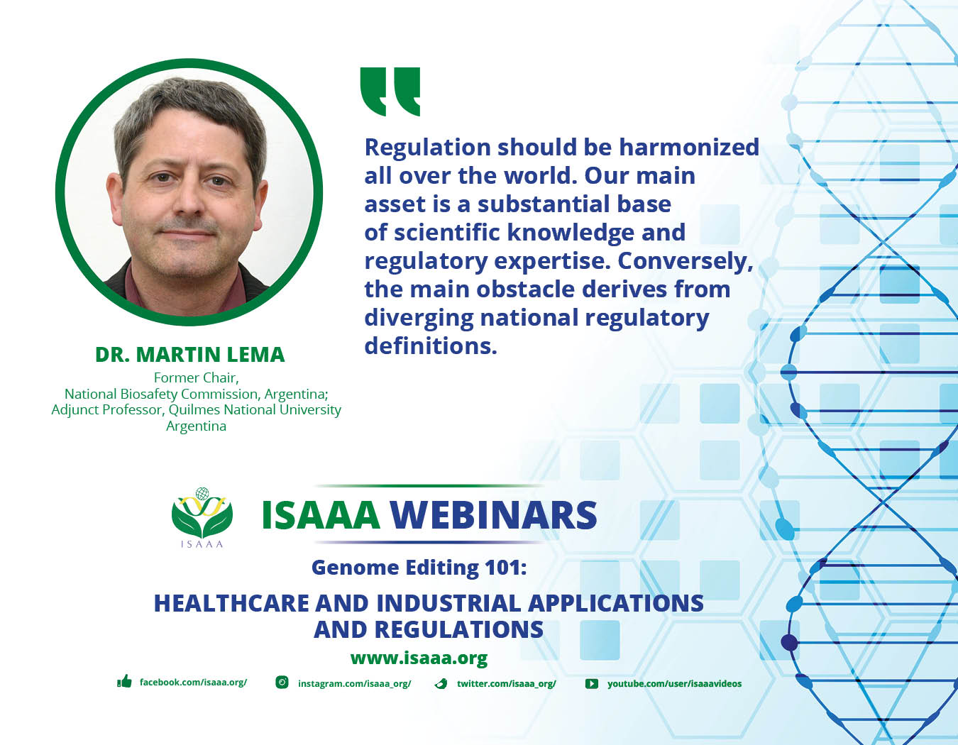 Expert Says Redefinition and Harmonization in Biotech Regulation ...